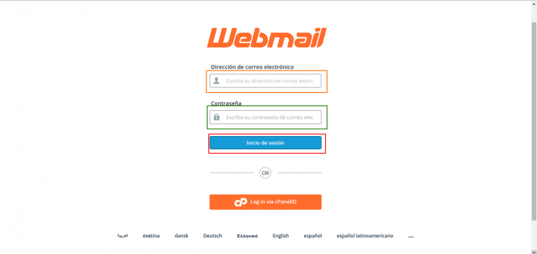 Acceder al correo via WebMail | Ayuda y Tutoriales